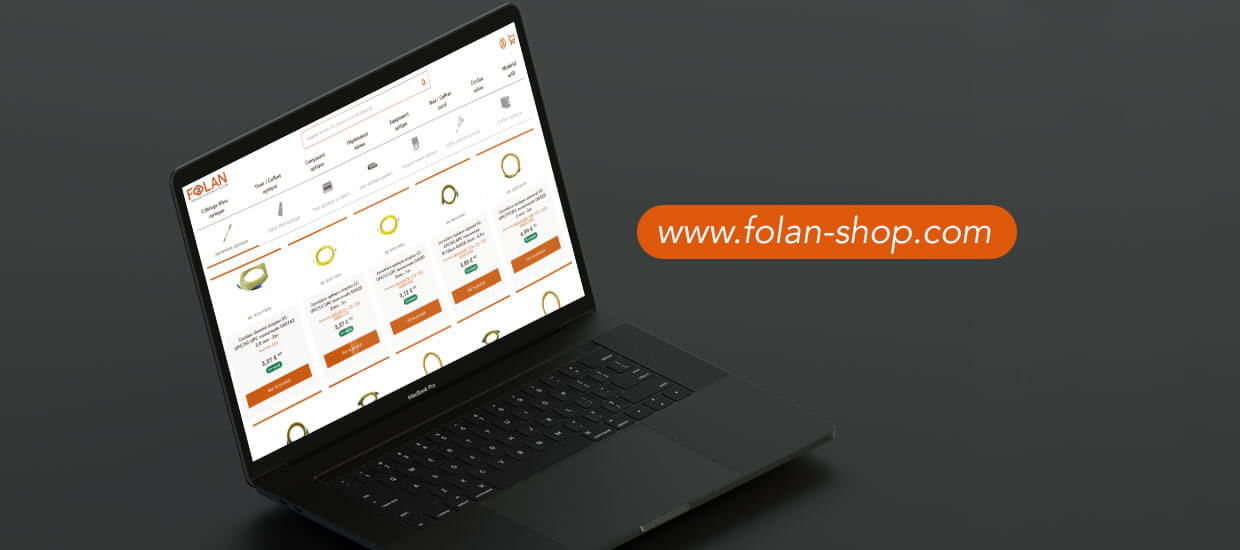 Discover the fibre optic shop for professionals! - FOLAN