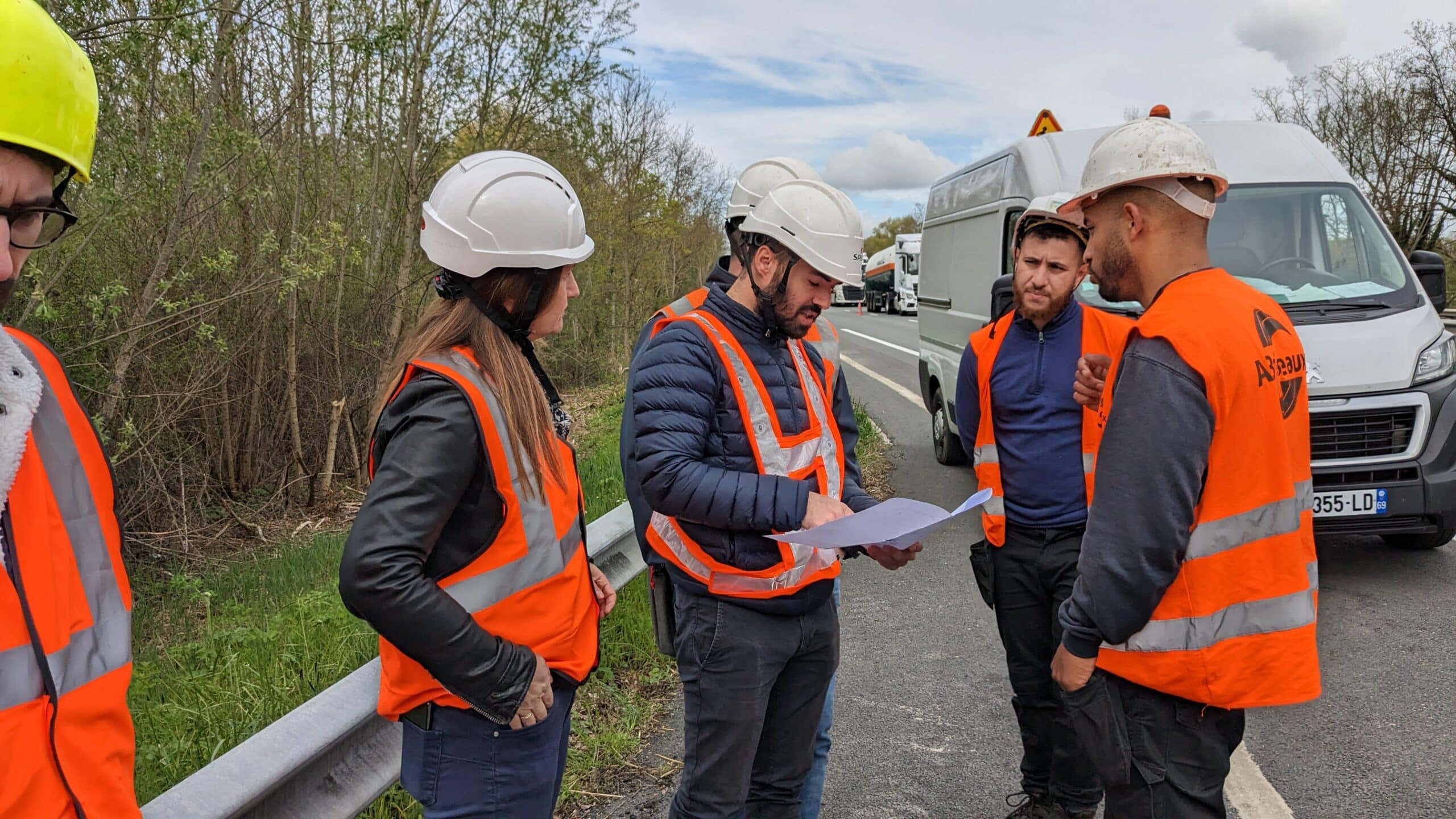 The fiber on the A89 highway - FOLAN