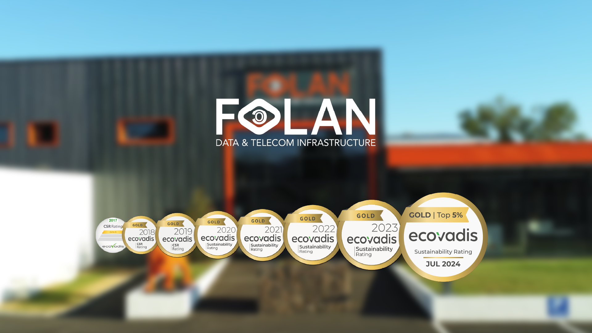 Folan EcoVadis Gold Medal - FOLAN